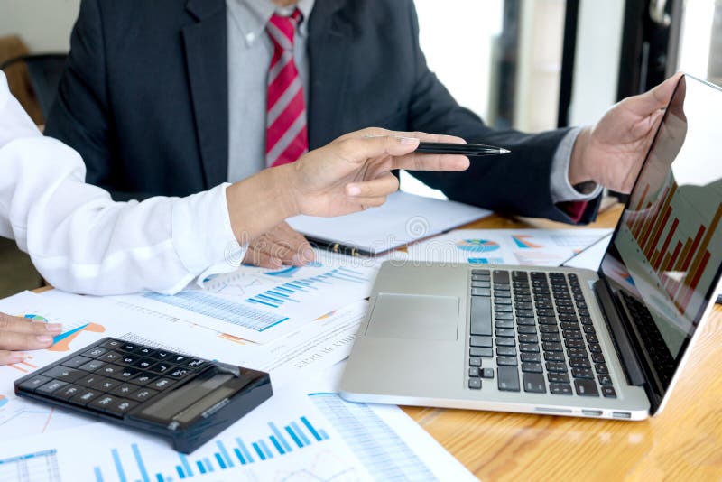 Businessman Coaching Office Staff Stock Photo - Image of marketing ...