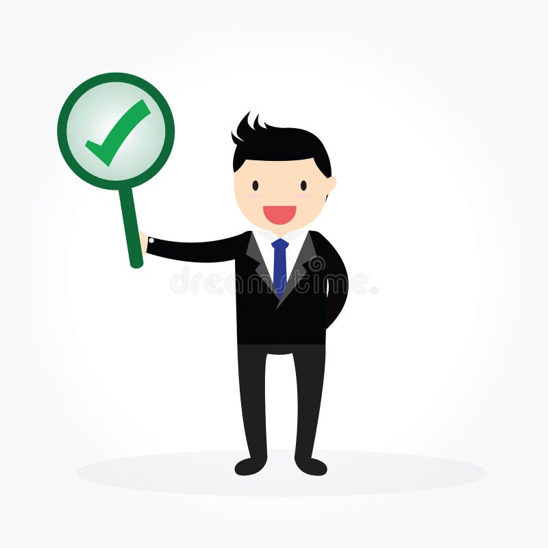 Businessman Concept stock vector. Illustration of decision - 50944743