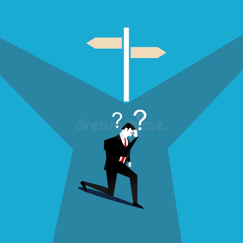 Businessman Confused To Choose the Right Direction. Confused Concept ... Businessman Confused To Choose the Right Direction. Confused Concept ...
