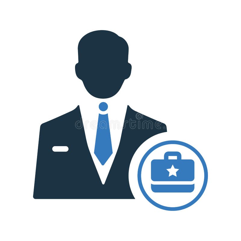 Businessman, Consultant, Manager Icon. Simple Vector Design Stock ...