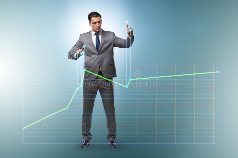 Businessman Controlling the Market with Strings Stock Photo - Image of ...