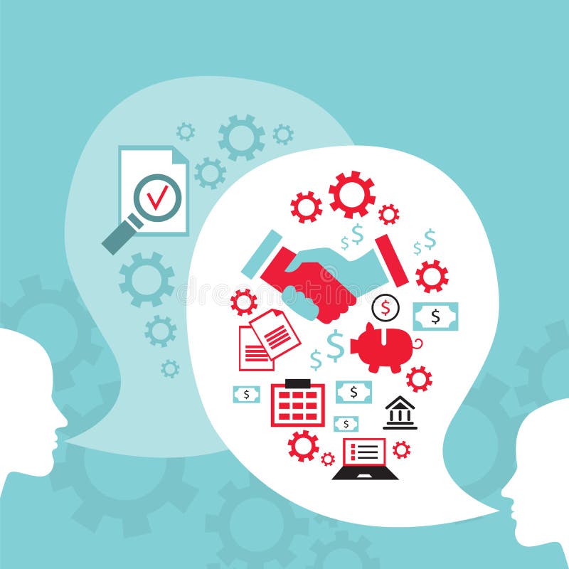 Brain Conversation Graphic Stock Illustrations – 587 Brain Conversation ...