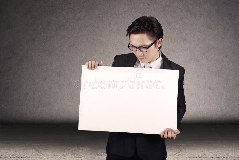 Businessman with Copy Space Stock Photo - Image of indonesian ...