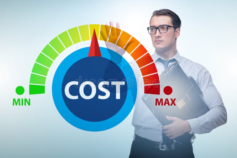 Businessman in Cost Management Concept Stock Image - Image of industry ...