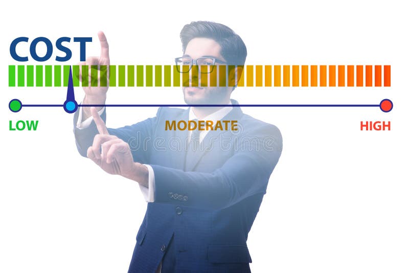 Businessman in Cost Management Concept Stock Image - Image of cost ...
