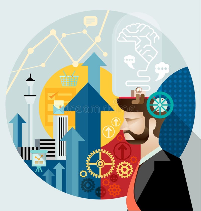 Business Discovery Process and Creativity Concept Stock Vector ...