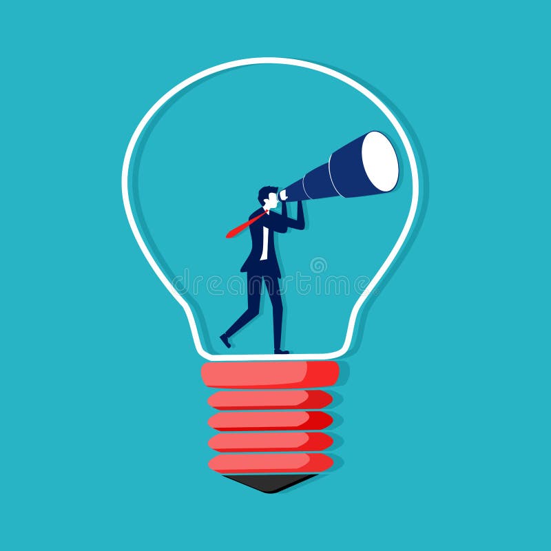 VISION bulb stock illustration. Illustration of bulb - 51328714