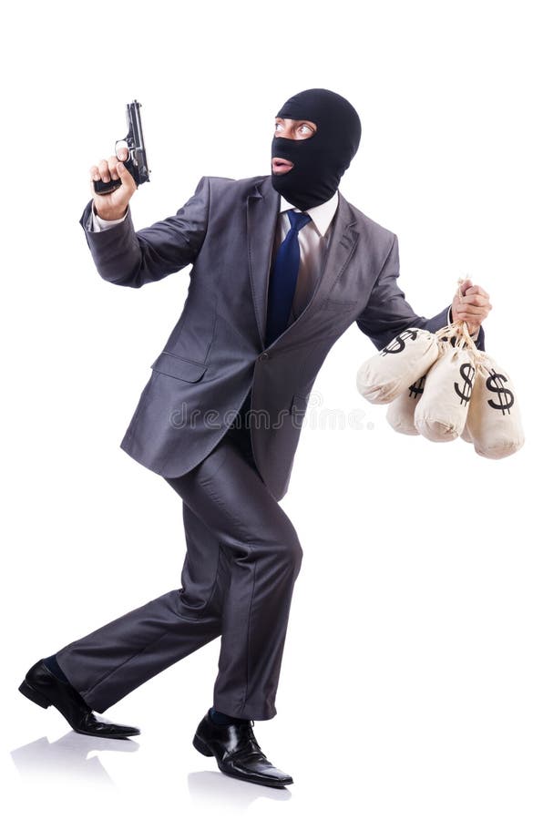 Businessman criminal stock image. Image of money, crazy - 30095297