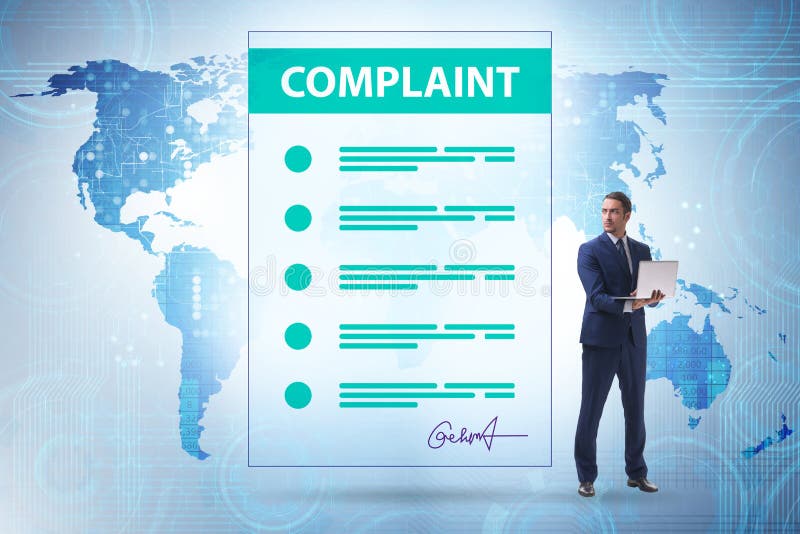 Businessman in Customer Complaint Concept Stock Image - Image of ...