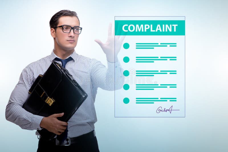 Businessman in Customer Complaint Concept Stock Photo - Image of ...