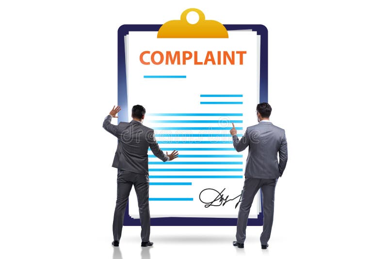 Businessman in Customer Complaint Concept Stock Image - Image of ...