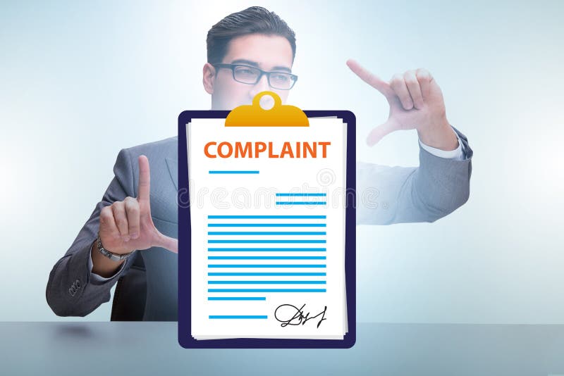Businessman in Customer Complaint Concept Stock Photo - Image of people ...