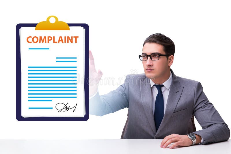 Businessman in Customer Complaint Concept Stock Photo - Image of ...