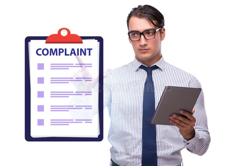 Businessman in Customer Complaint Concept Stock Photo - Image of ...