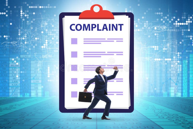 Businessman in Customer Complaint Concept Stock Image - Image of ...