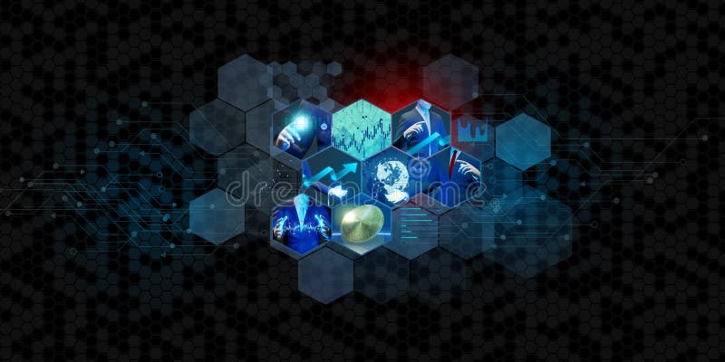 Businessman and Data Graph Global Customer Network Analysis Digital ...