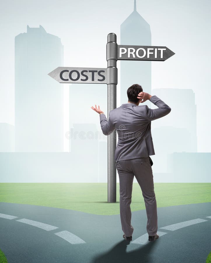 Businessman in Difficult Choice Concept Stock Image - Image of cost ... Businessman in Difficult Choice Concept Stock Image - Image of cost ...