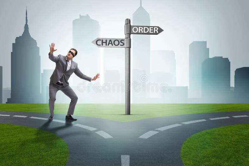 The Businessman in Difficult Choice Concept Stock Image - Image of ...