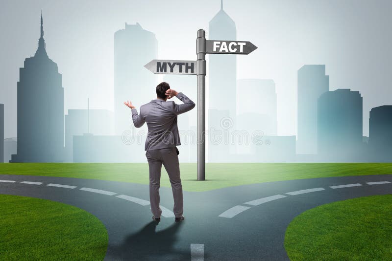 The Businessman in Difficult Choice Concept Stock Illustration ...