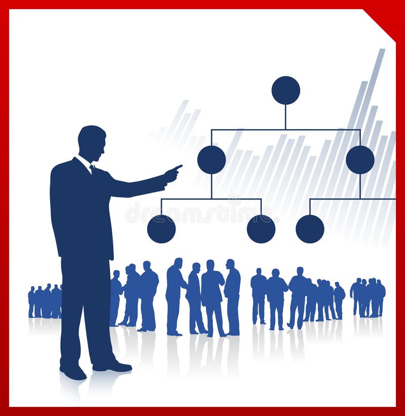 Chart on Vector Background stock illustration. Illustration of chart ...
