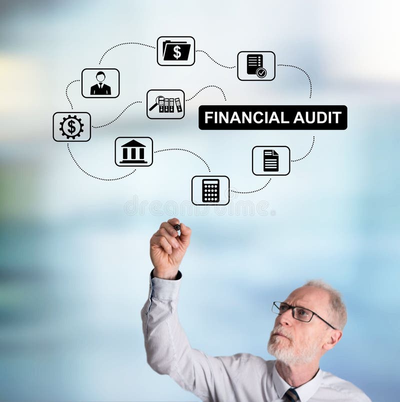 Financial Audit Concept on a Notepad Stock Photo - Image of accountant ...