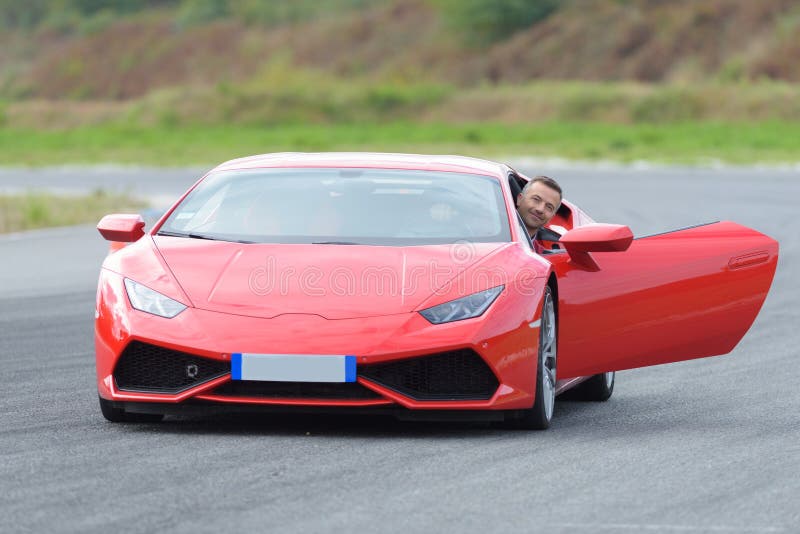 Businessman Driving Fast Car Stock Image - Image of hand, modern: 99847133