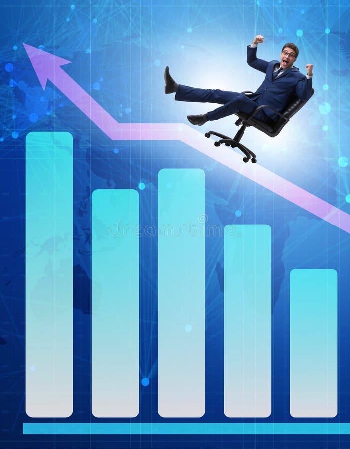Businessman in Economic Growth Concept Stock Image - Image of analytics ...