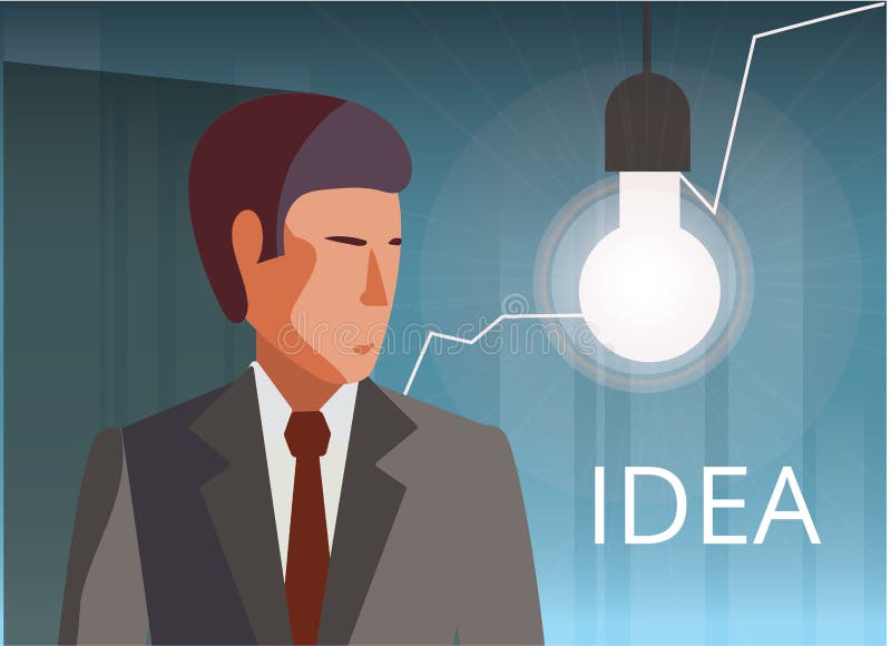 A Businessman Enters the Room. Stock Vector - Illustration of site ...