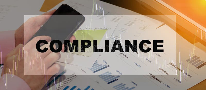 Time for Compliance Words Clock Follow Rules Guidelines Laws Pol Stock ...