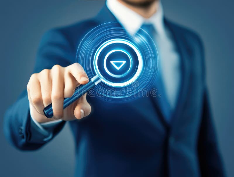 AI-Generated Business Data Analysis Stock Illustration - Illustration ...