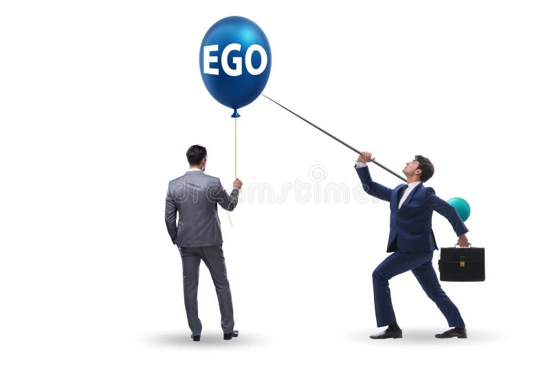 Businessman in Excessive Ego Concept Stock Photo - Image of boss ...
