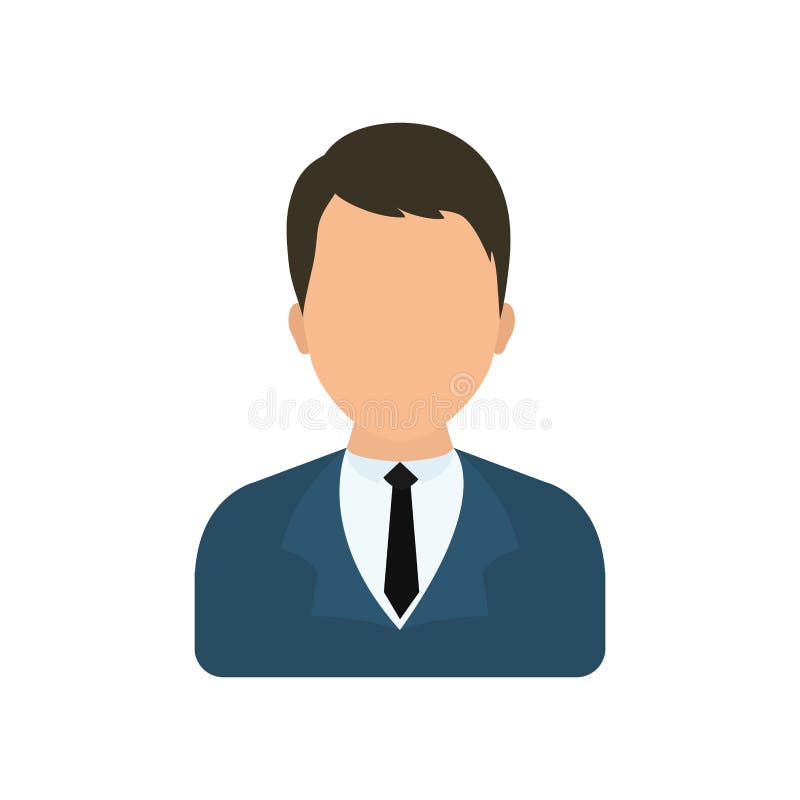 Businessman Executive Profile Stock Illustration - Illustration of ...