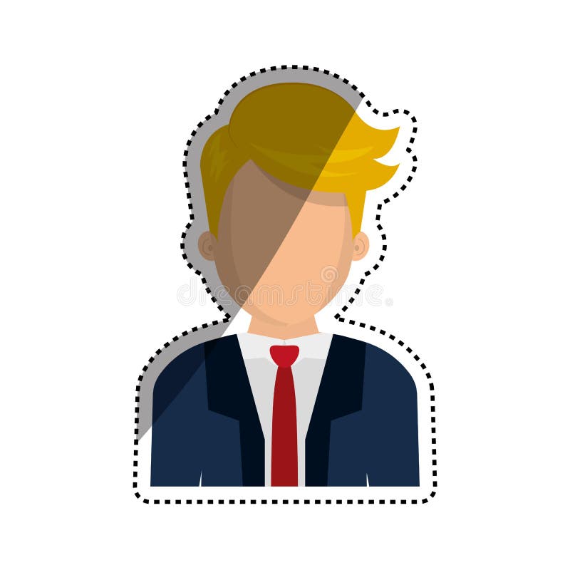 Businessman Executive Profile Stock Illustration - Illustration of ...