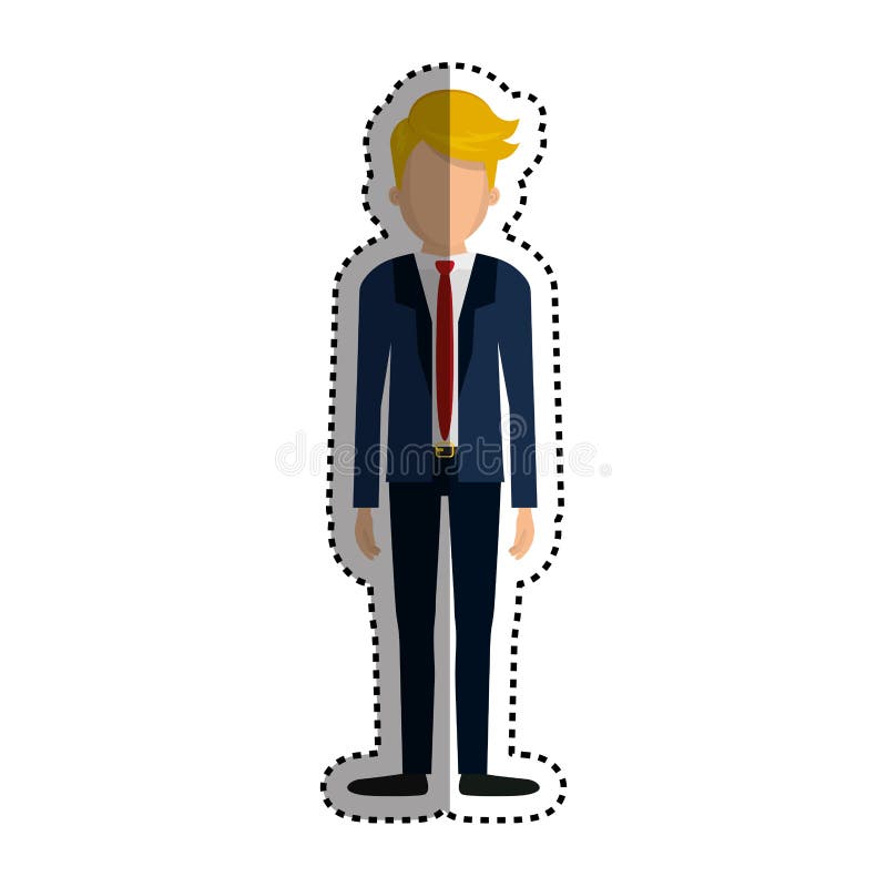 Businessman Executive Profile Stock Illustration - Illustration of user ...