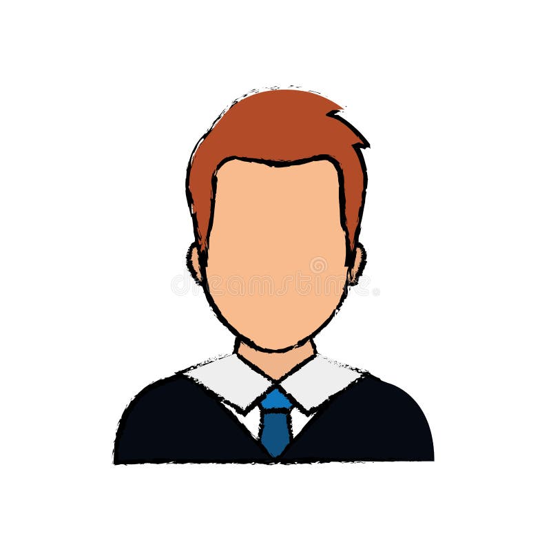 Businessman Executive Profile Stock Illustration - Illustration of suit ...