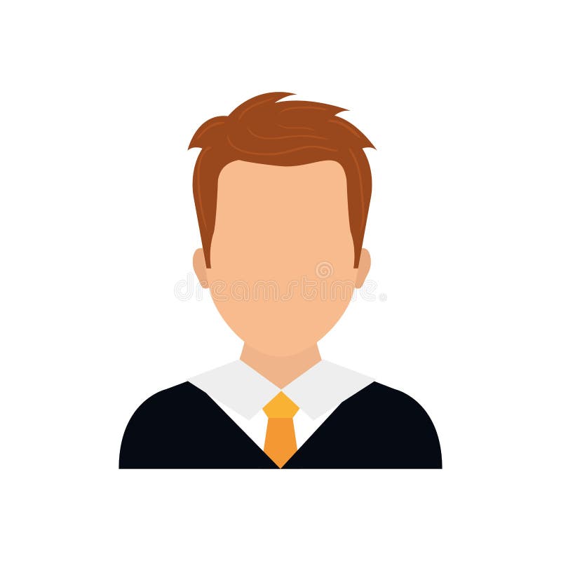 Businessman Executive Profile Stock Illustration - Illustration of ...