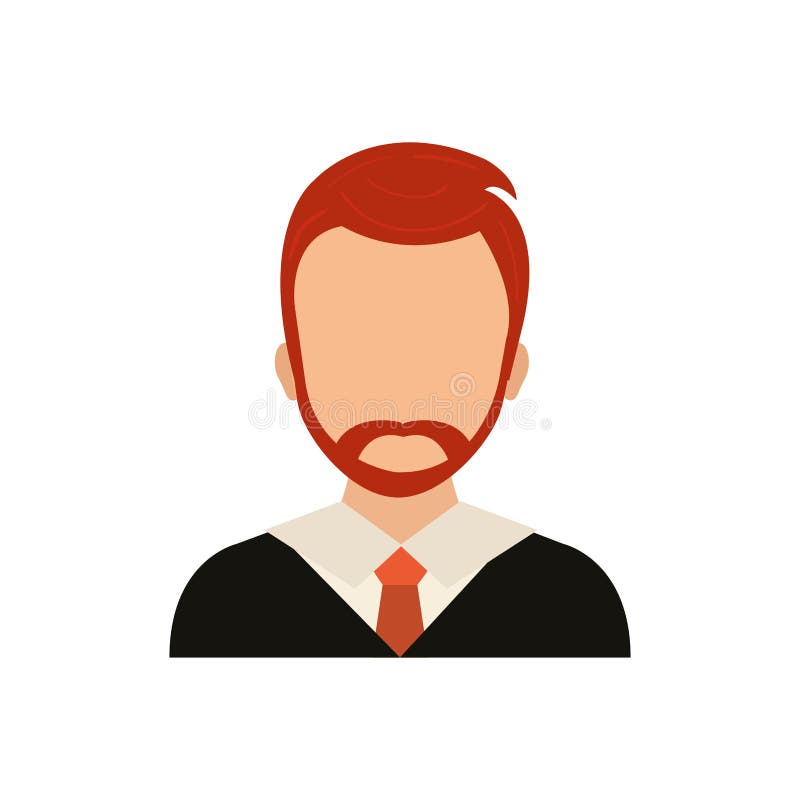 Businessman Executive Profile Stock Illustration - Illustration of ...
