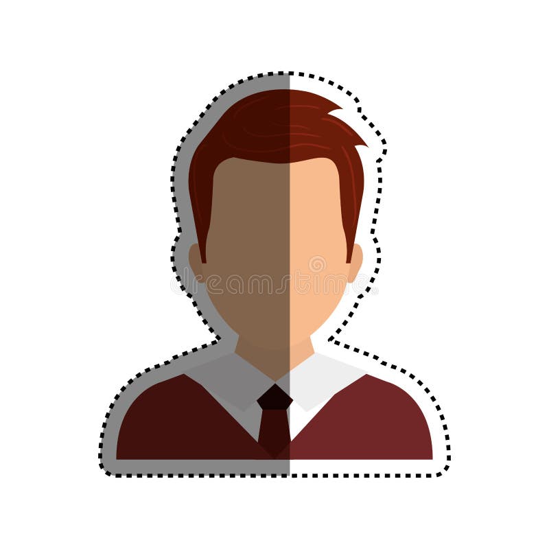 Businessman Executive Profile Stock Illustration - Illustration of ...