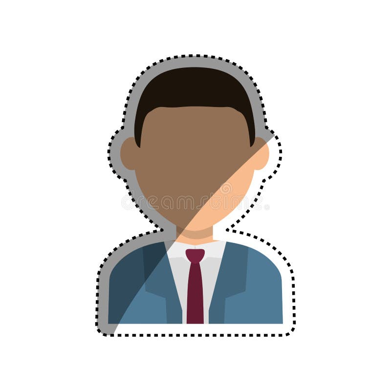 Businessman Executive Profile Stock Illustration - Illustration of ...
