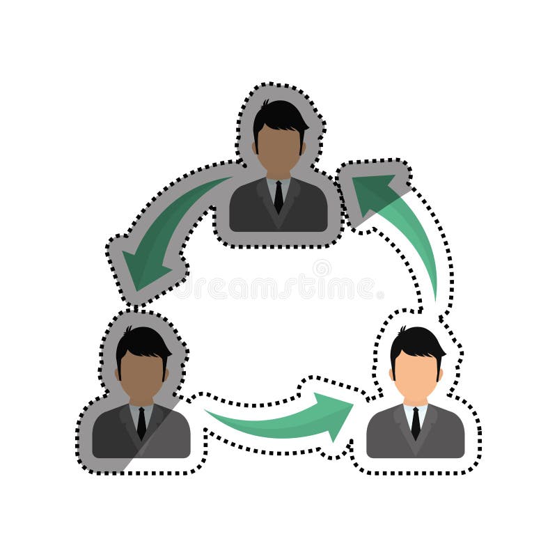 Businessman Executive Profile Stock Illustration - Illustration of ...