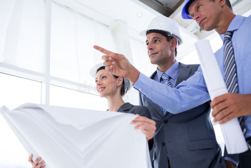 Architect Explaining the Project To the Team Stock Photo - Image of ...