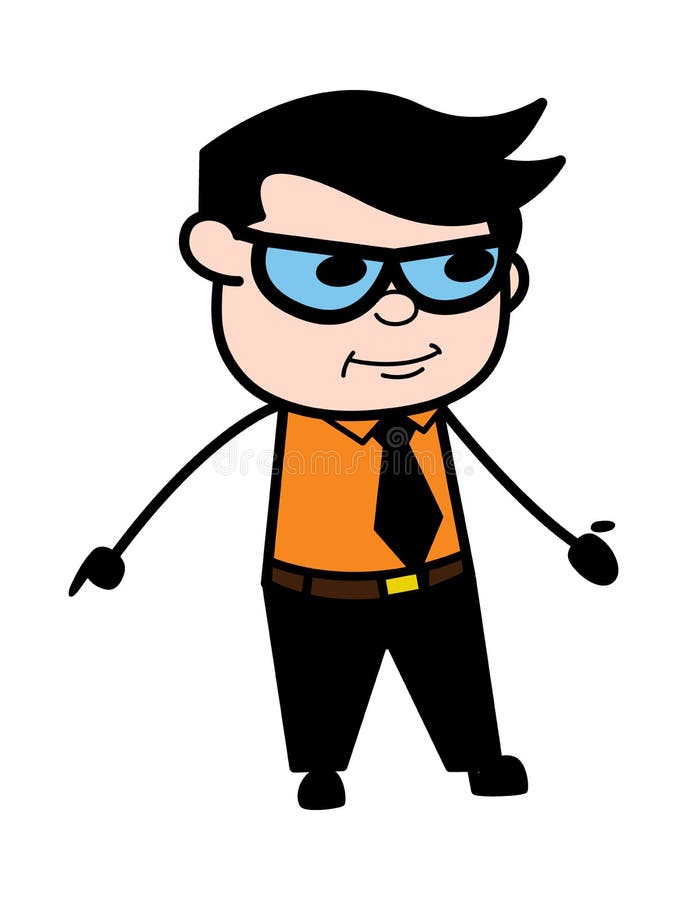 Businessman Expressionless Face Cartoon Stock Illustration ...