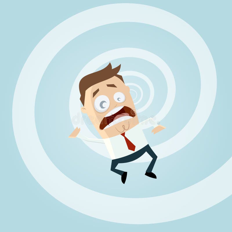 Businessman is Falling Down Stock Vector - Illustration of afraid ...