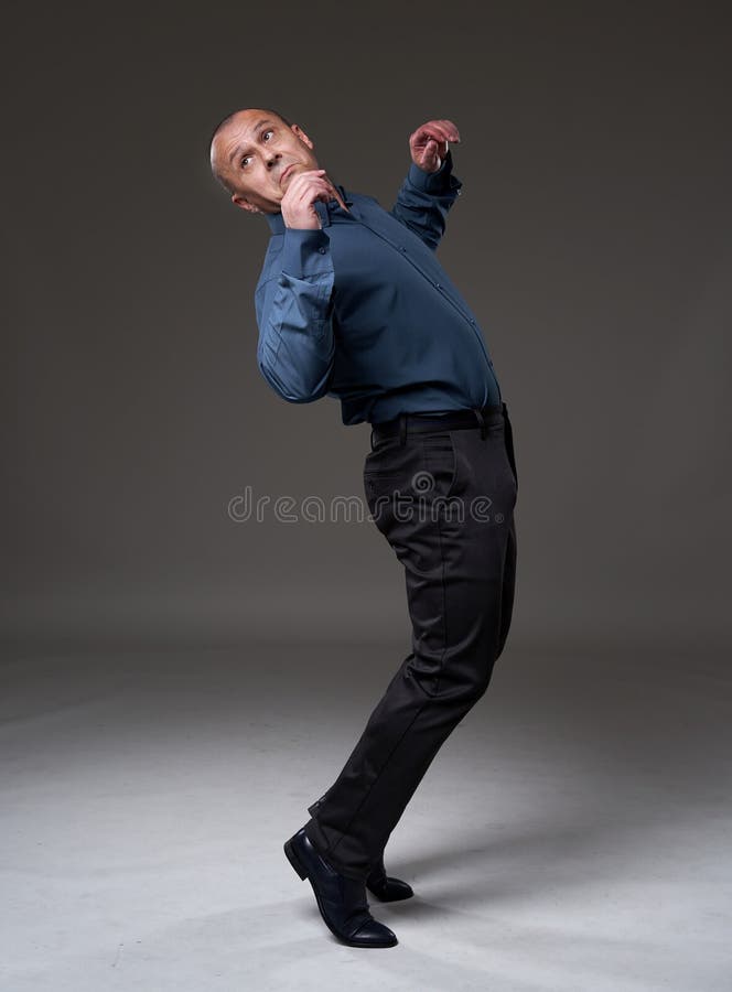 Businessman Falling Over Pushed from the Back Stock Photo - Image of ...