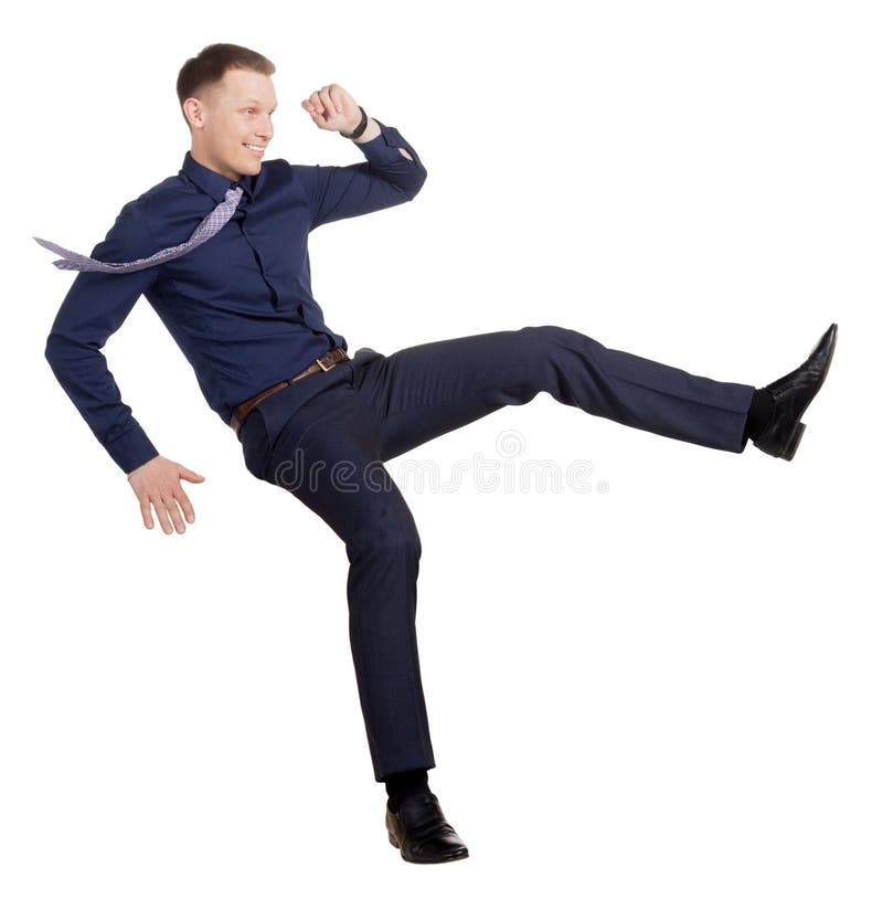 Scared Businessman Falling Position Stock Photos - Free & Royalty-Free ...