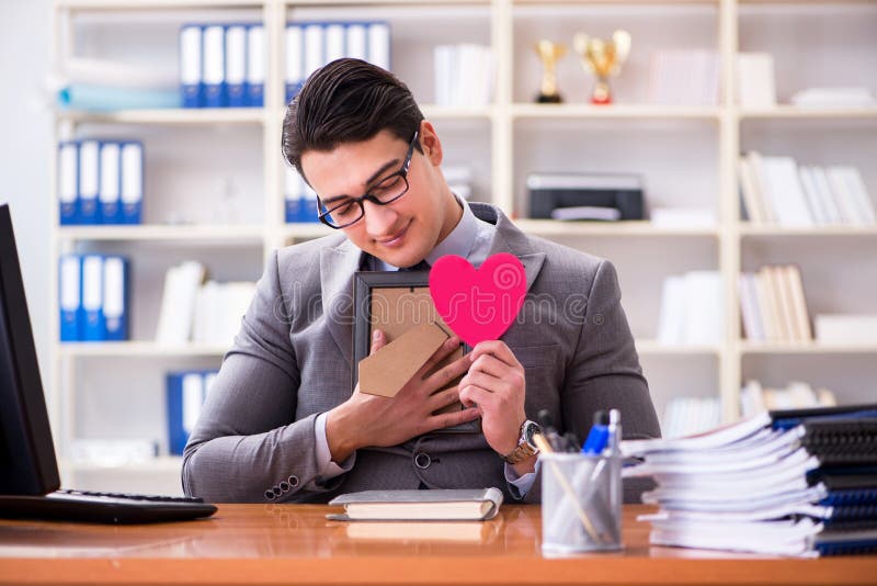 Love My Boss Mug Isolated - Office Humour Stock Image - Image of ...
