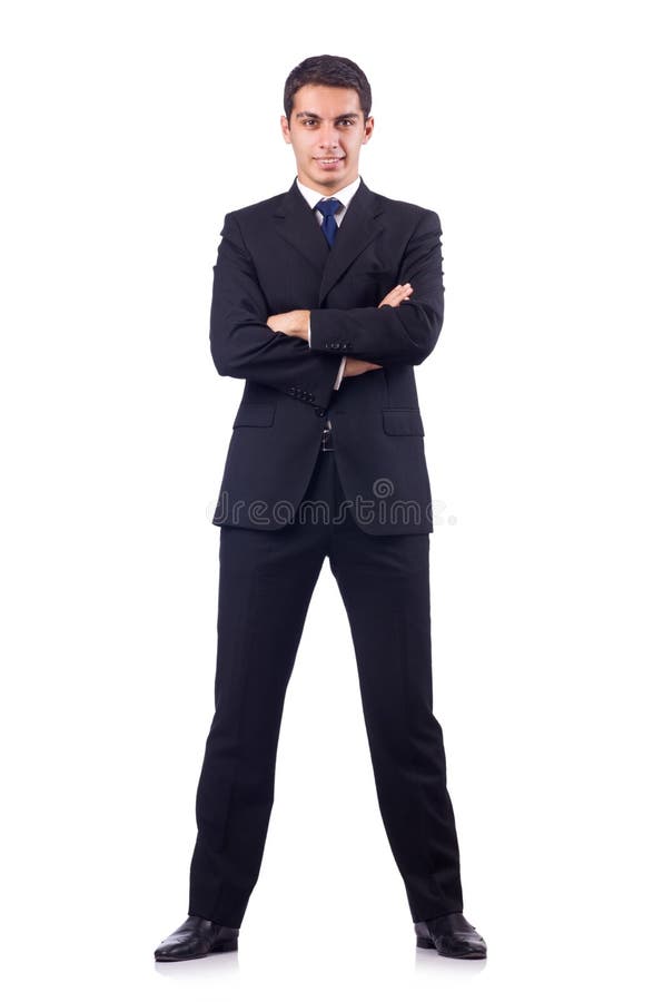 Businessman in Formal Attire Isolated on the White Stock Image - Image ...