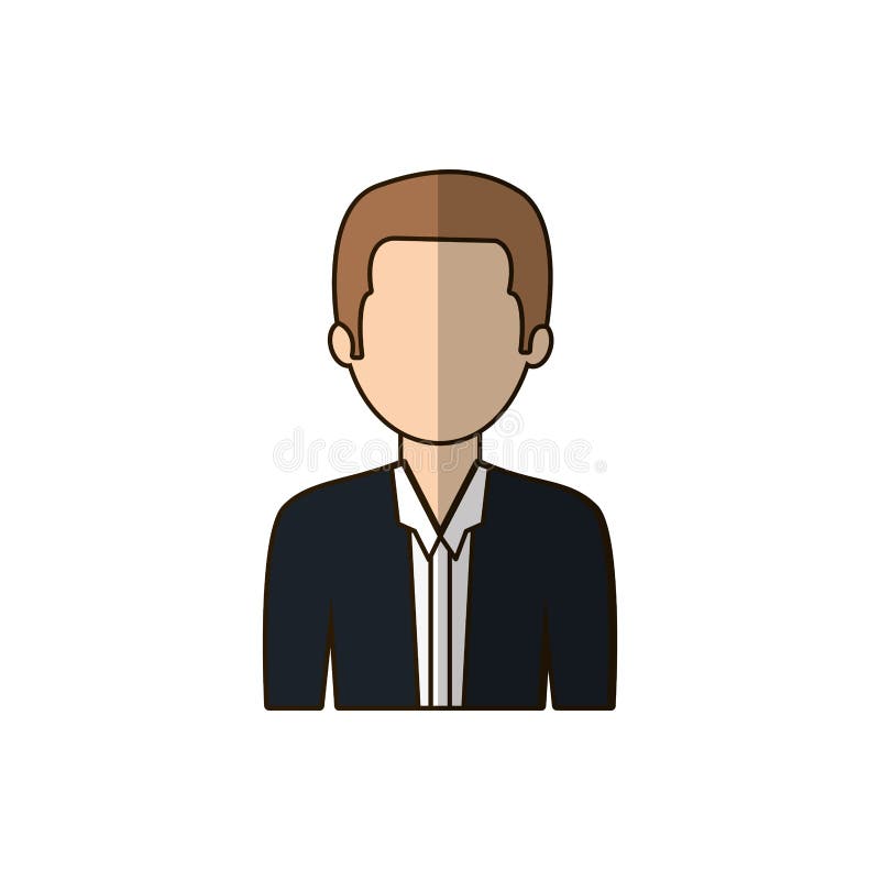 Businessman in Formal Wear Standing Pose Smiling Male Cartoon Character ...
