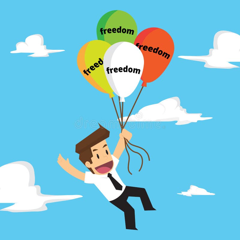Freedom Cartoons Illustrations Vector Stock Images
