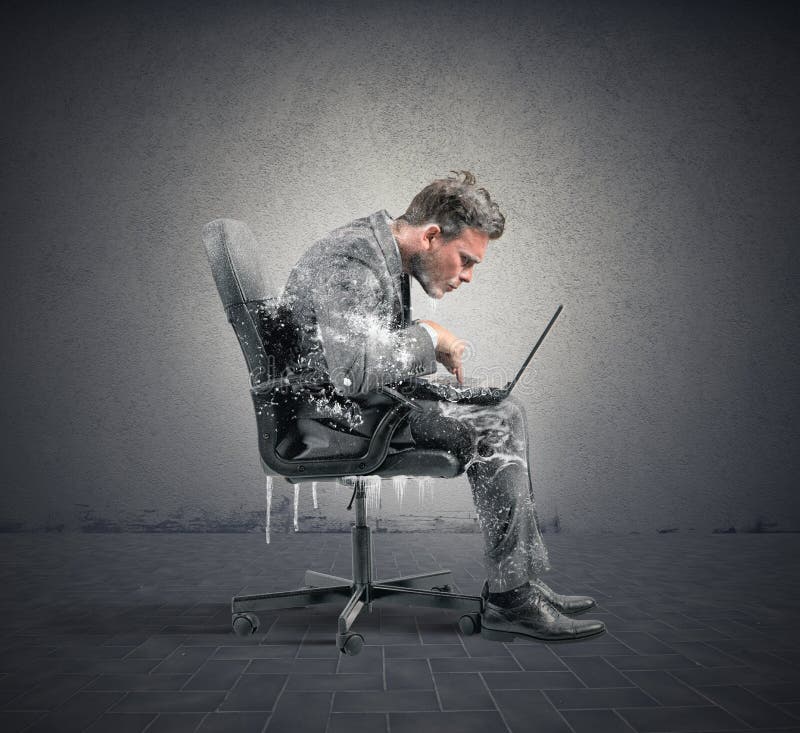 Frozen Office Worker